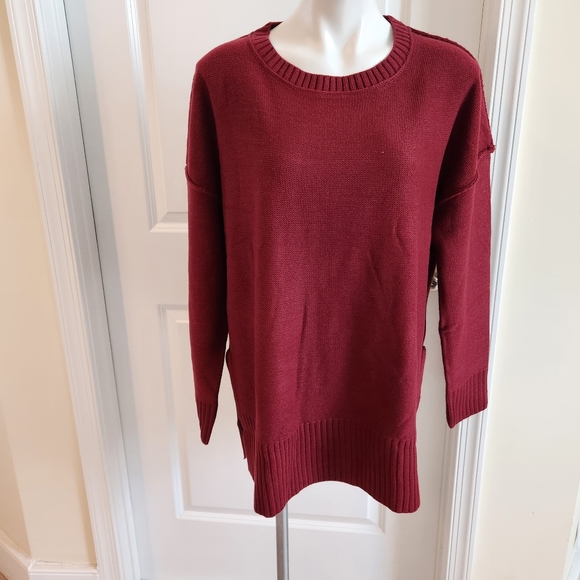Merokeety | Sweaters | Merokeety Large Red Sweater Long Sleeves New ...